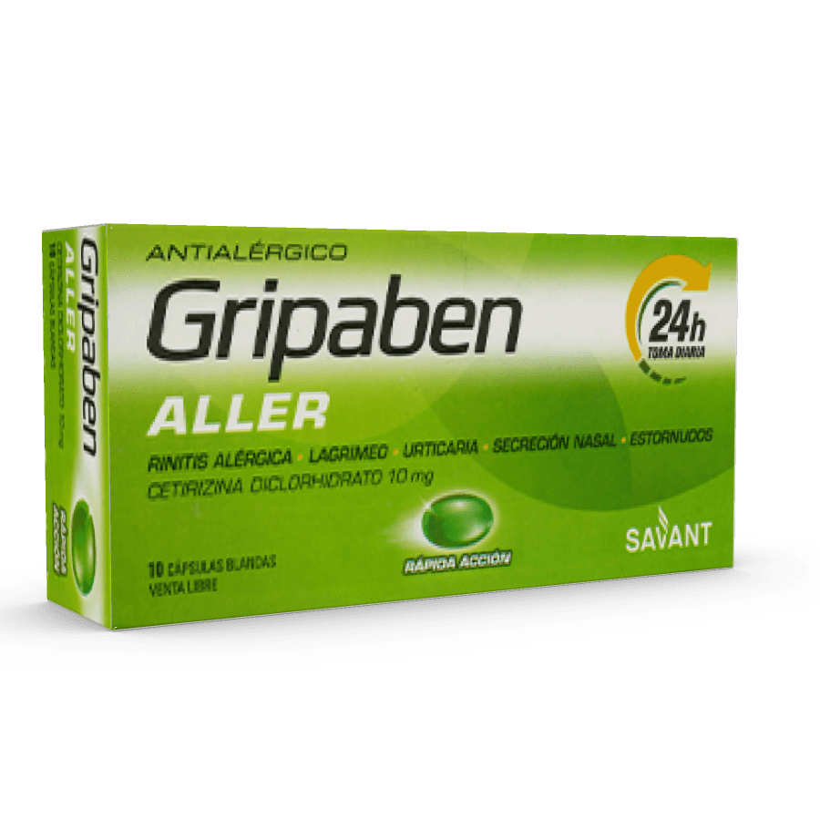 cetirizina cáps. x 10 | GRIPABEN ALLER - MARBE S.A. | Droguería